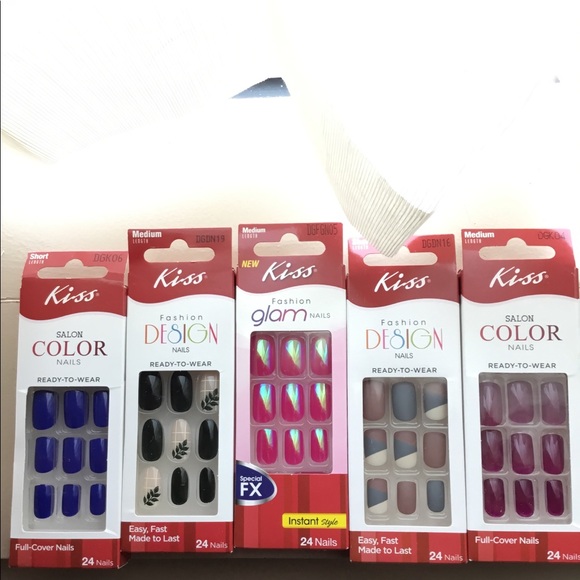 Kiss | Makeup | Kiss 2pcs Nail Color Nails Bundle Lot | Poshmark